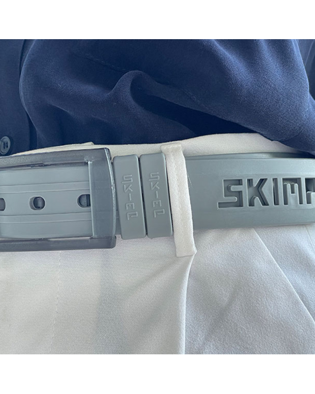 L'Originale Light Grey silicon like plastic belt, for men and women ...